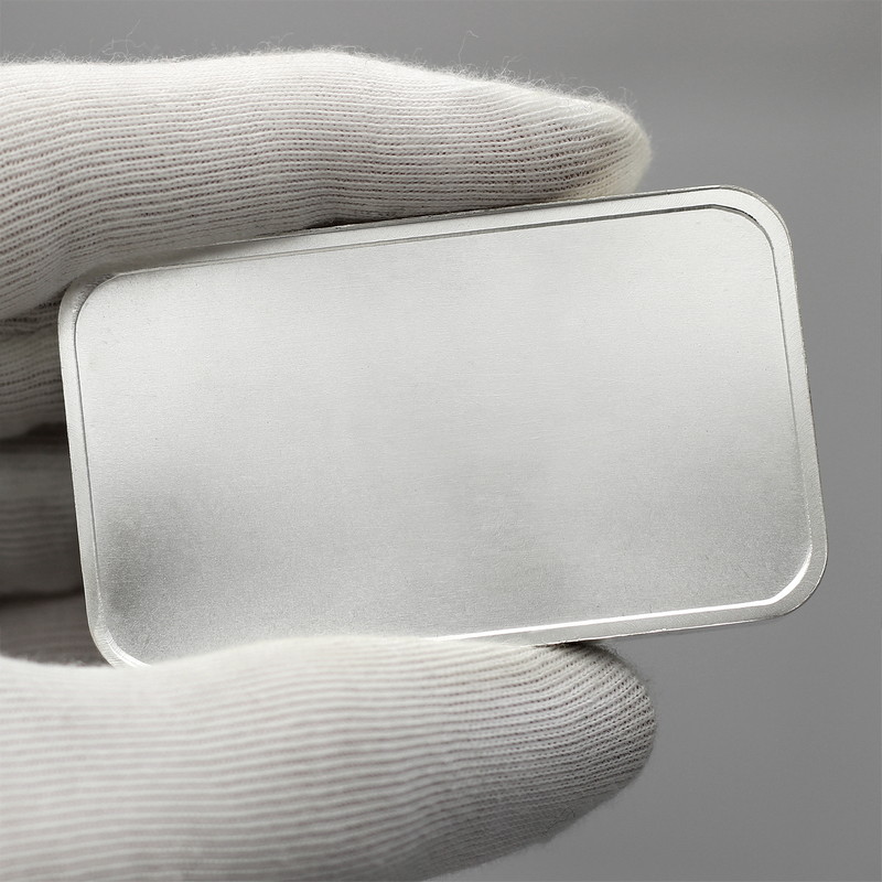 Blank Silver Name Plate