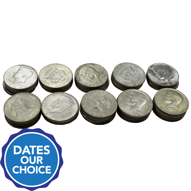 Silver Coins Stack