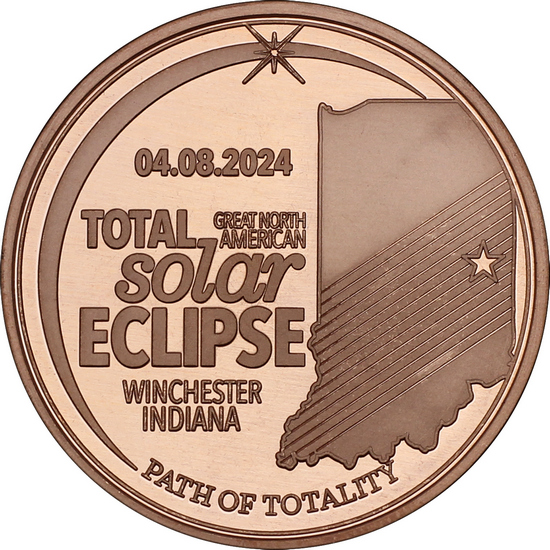 2024 Solar Eclipse SilverTowne Rounds | SilverTowne