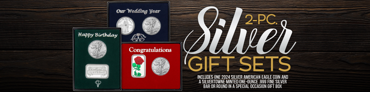 2 Piece Silver Eagle Gift Sets | SilverTowne