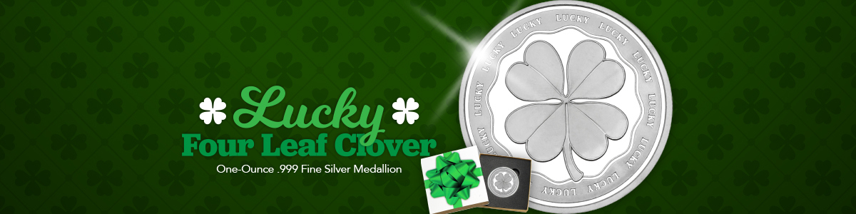 4-Leaf Clover Stackable Silver Rounds | SilverTowne